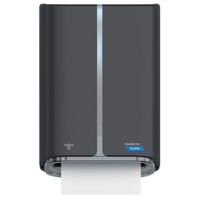 Cascades PRO Tandem Electronic Roll Hand Towel Dispenser, Dark Gray